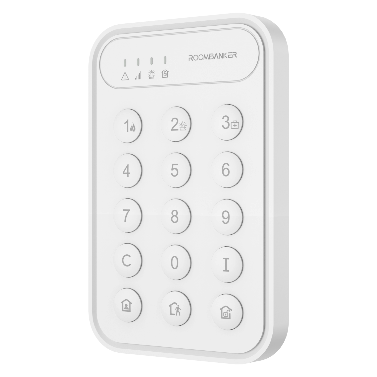 User-Friendly Wireless Keypad for Security System Control